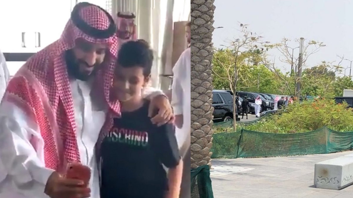 طفل سعودي يقاطع اجتماعًا حساسًا لالتقاط سيلفي مع الأمير محمد بن سلمان